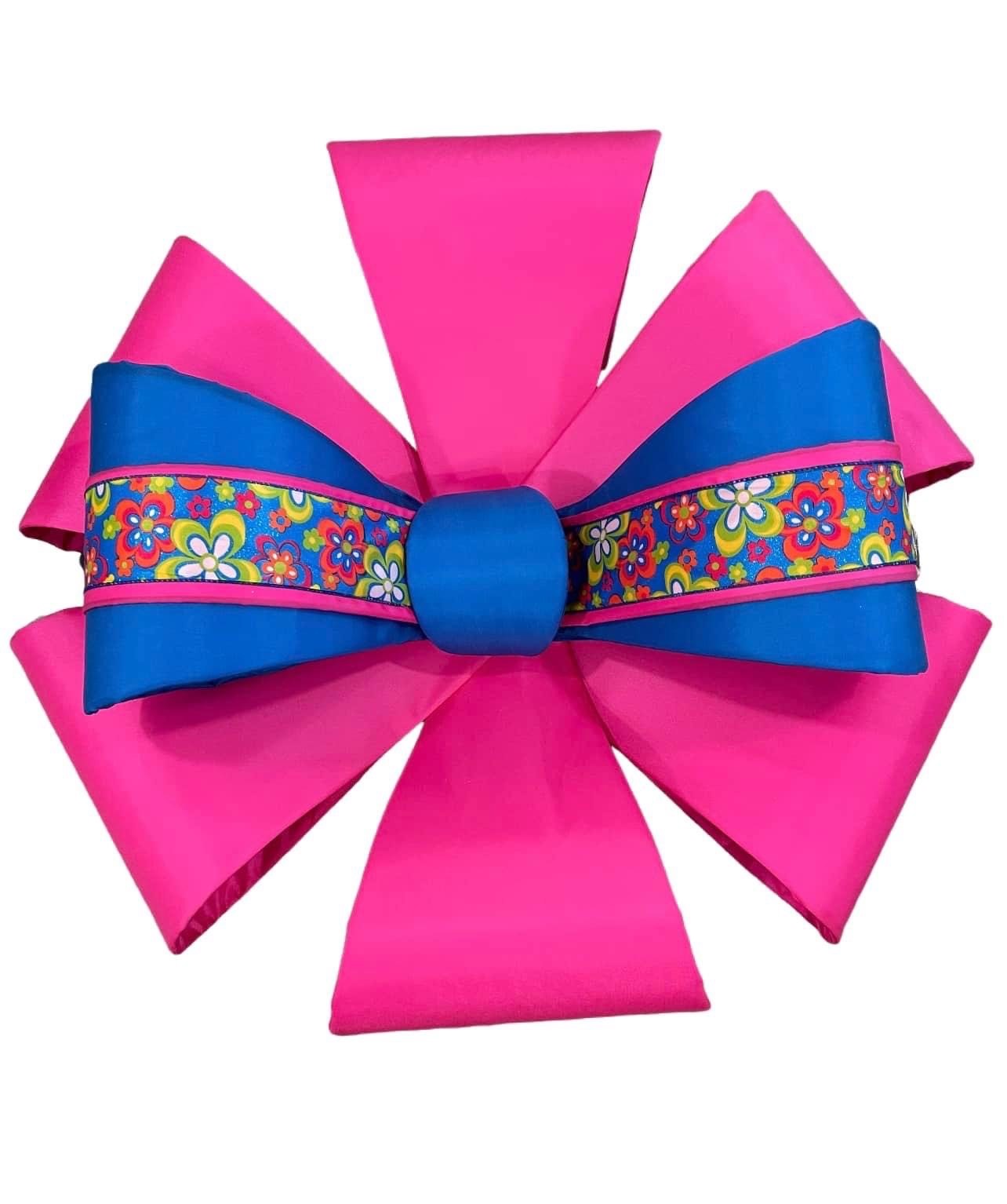 Custom 2 Color Bow with Ribbon Insert